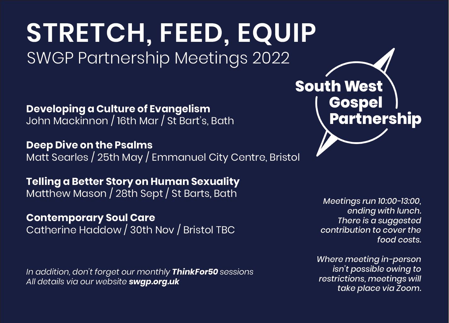 Partnership Meetings | South West Gospel Partnership